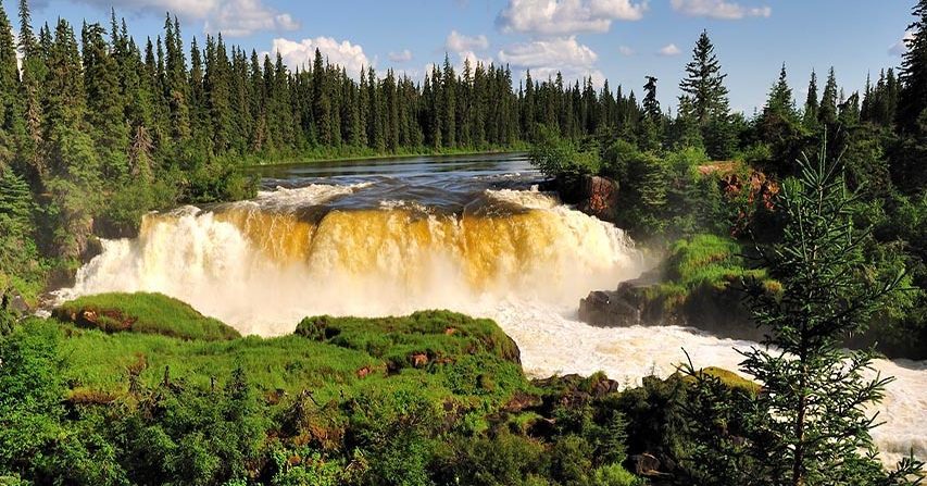 Pisew Falls-Kwasitchewan Falls | Travel Manitoba