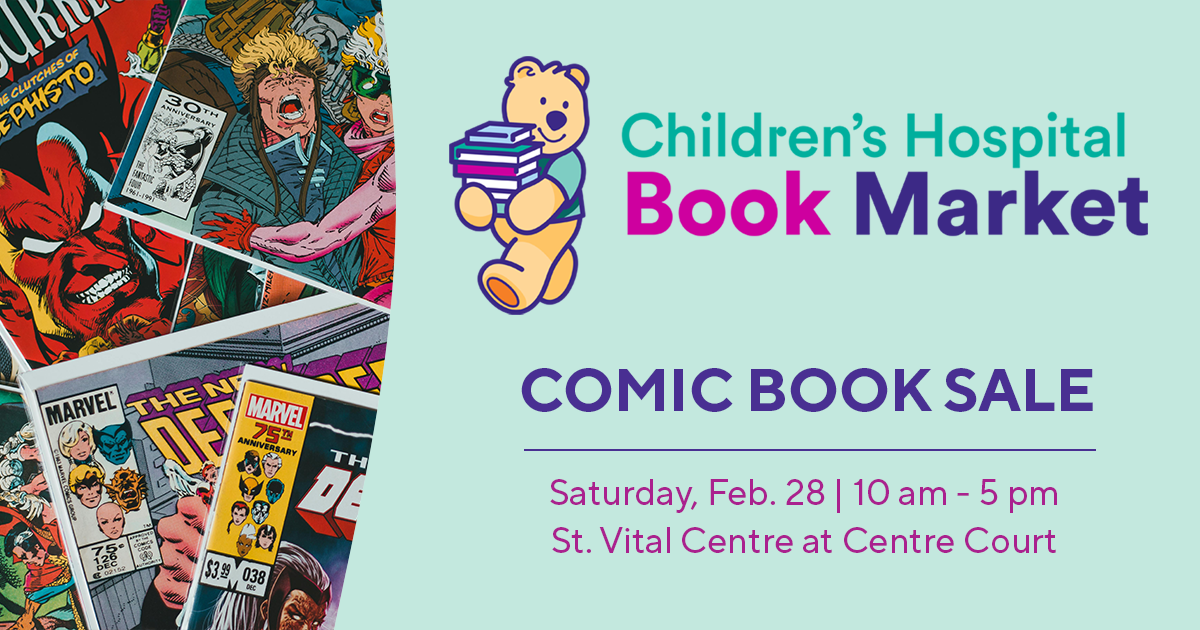 Children's Hospital Book Market Comic Book Sale | Travel Manitoba