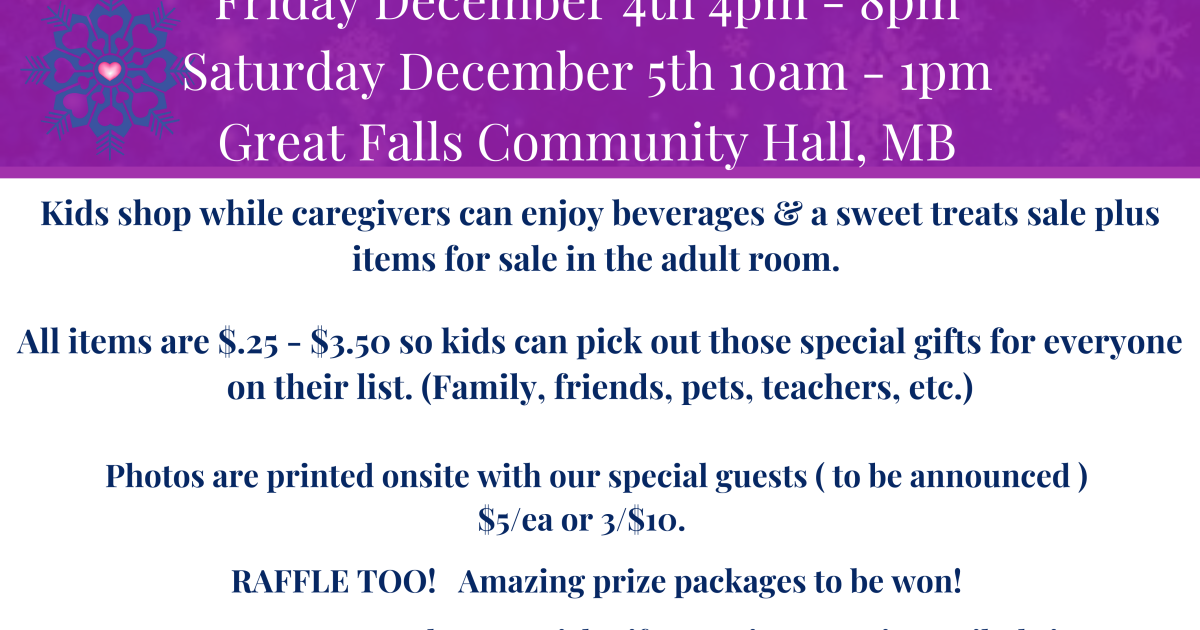 The Christmas Kids Snowflake Bazaar | Travel Manitoba